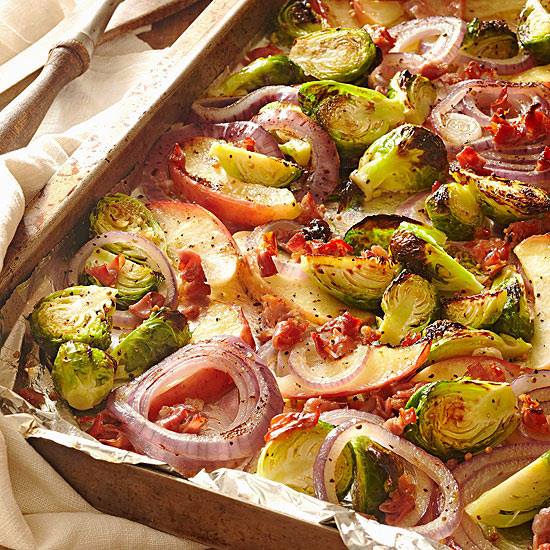 Pečeni prokelj sa jabukama i pancetom - Recepti.hr